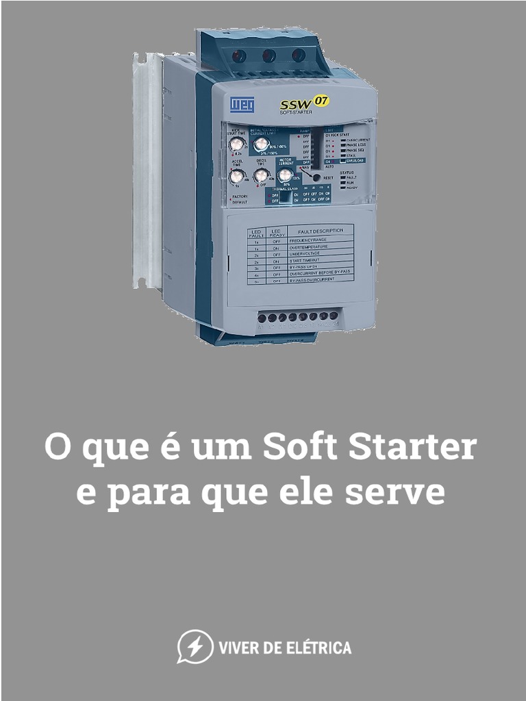 Ebook O Que e Um Soft Starter e para Que Ele Serve | PDF | Motores ...