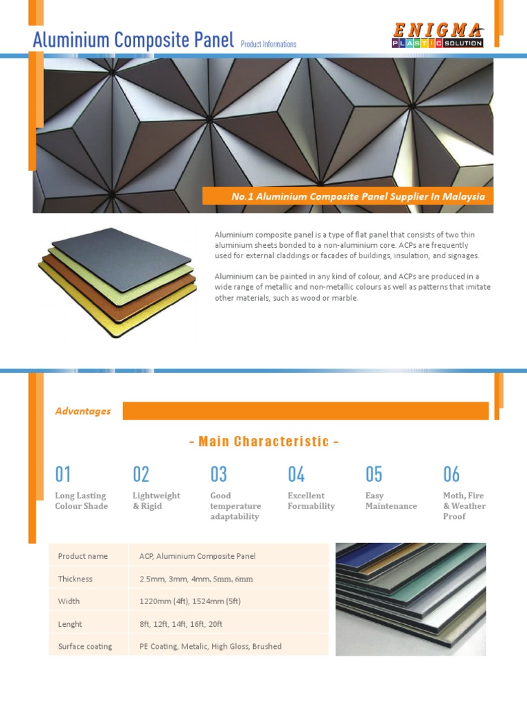 ACP Aluminium Composite Panel | Download Free PDF | Building | Building ...