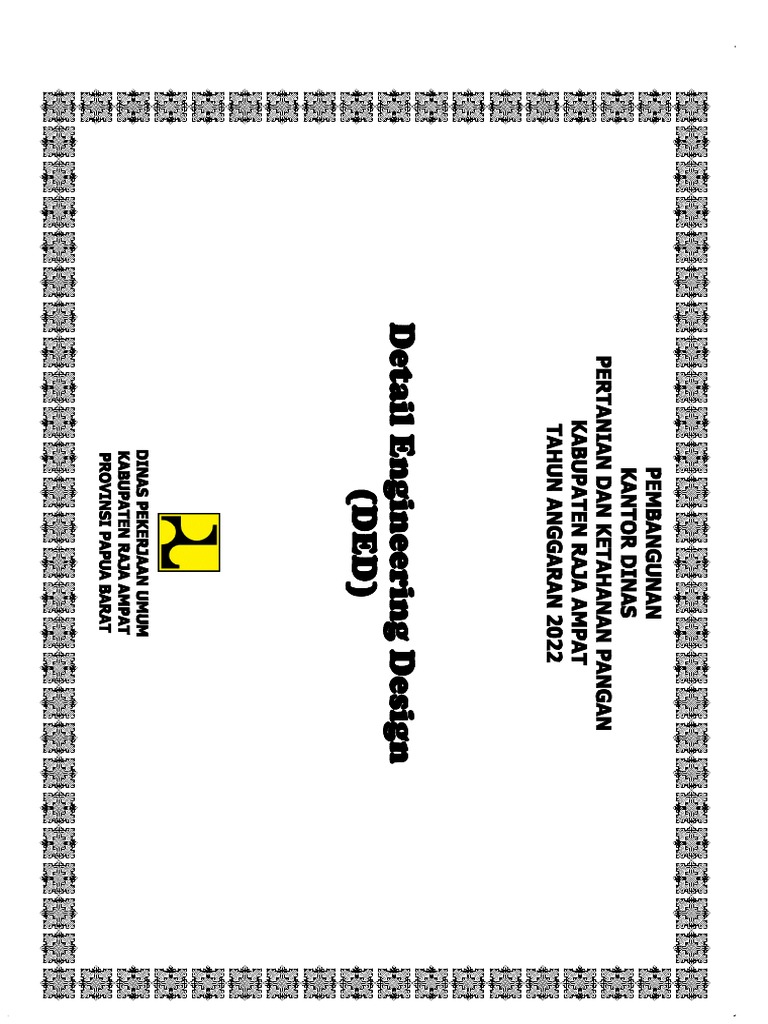 Ded Lengkap Dengan Lembar Pengesahan | PDF