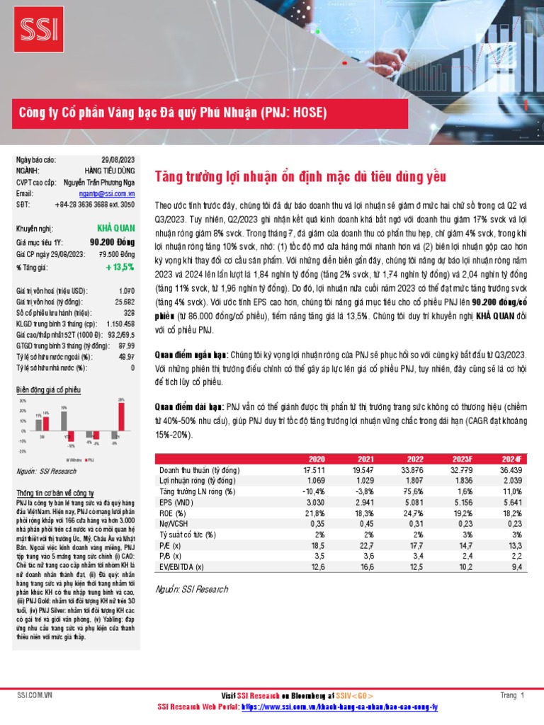 PNJ 2023 08 29 SSIResearch | PDF