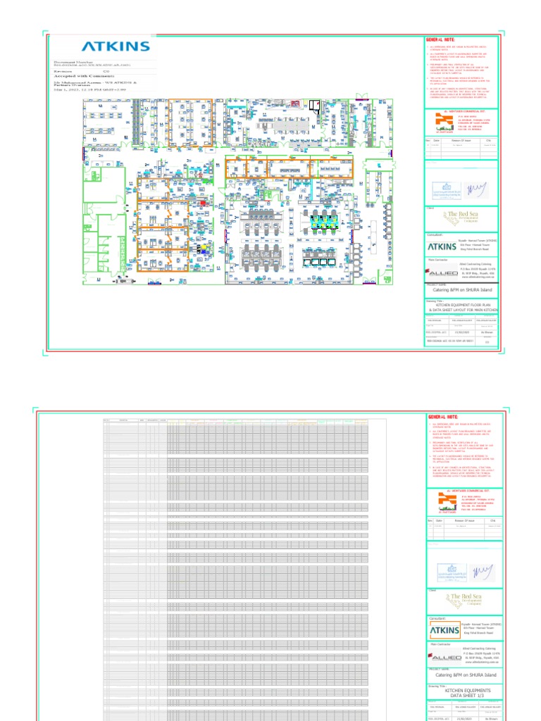 R00-O02m06-Acc-Xx-Xx-Sdw-Ar-50031 Kitchen Equipment Floor Plan & Data ...