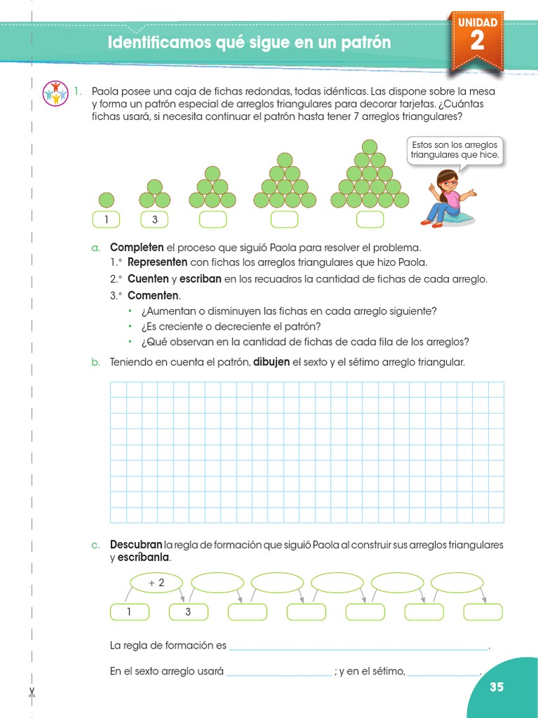Identificamos Qué Sigue en Un Patrón: Estos Son Los Arreglos Triangulares Que Hice | PDF