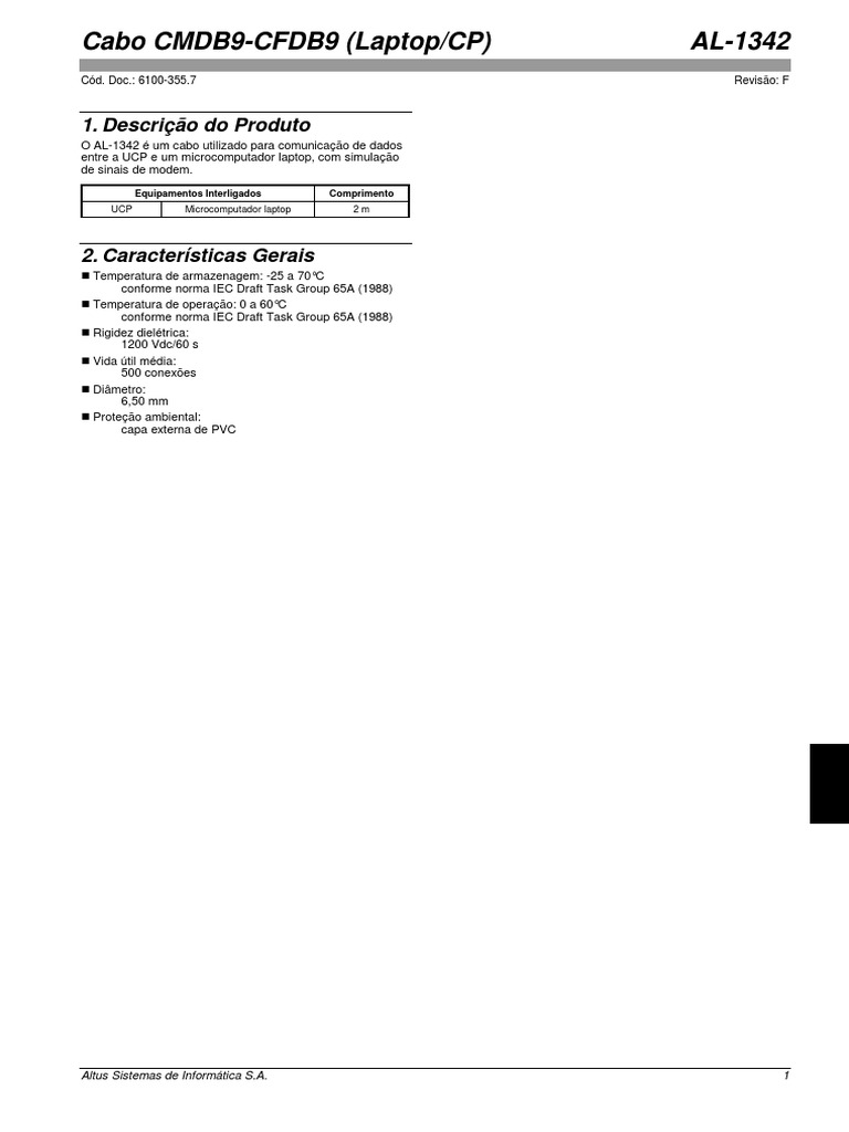 Al-1342 (Cmdb9-Cfdb9 Laptop Com Sinais de Modem - CP) | PDF