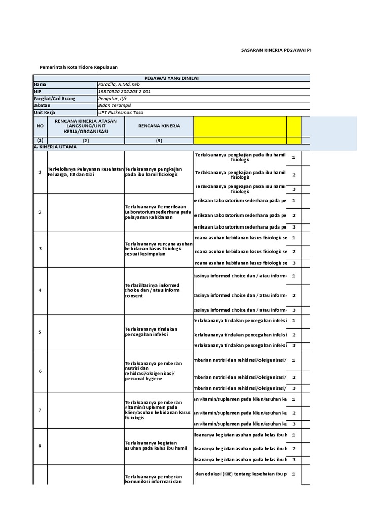 SKP Januari Kaila | PDF