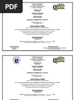 Editable Sample Certificate Template For Kinder, Grade 6, Grade 10 ...