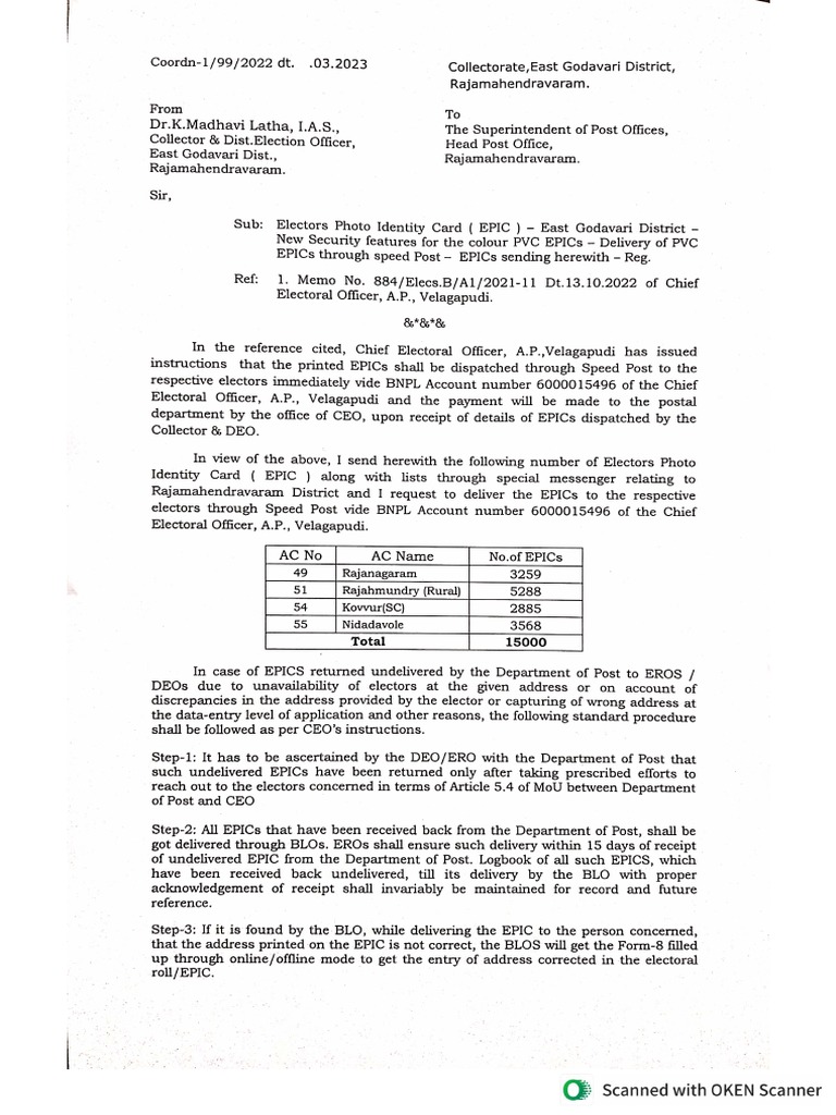 Epic Cards Letter | PDF