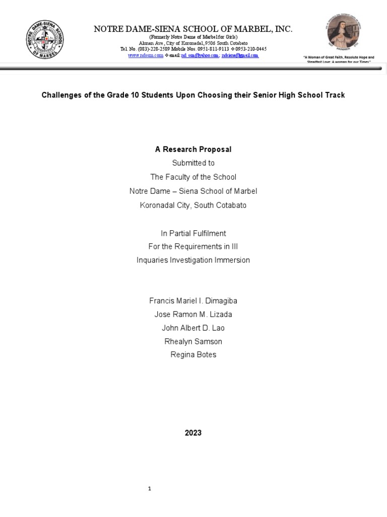 Research III 1 3 Proposal Defense | PDF | Choice | Methodology