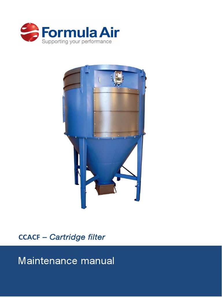 CACF Filter Maintenance Manual en 2019 | PDF | Power Supply | Pascal (Unit)