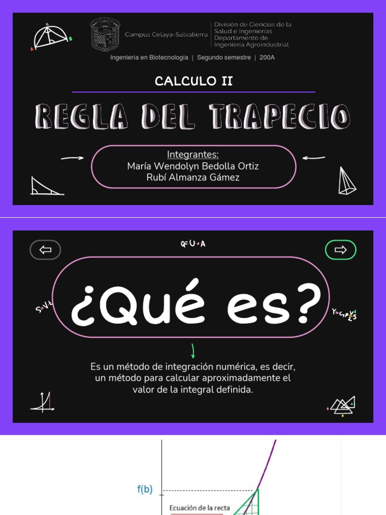 Regla Del Trapecio CALCULO II | PDF