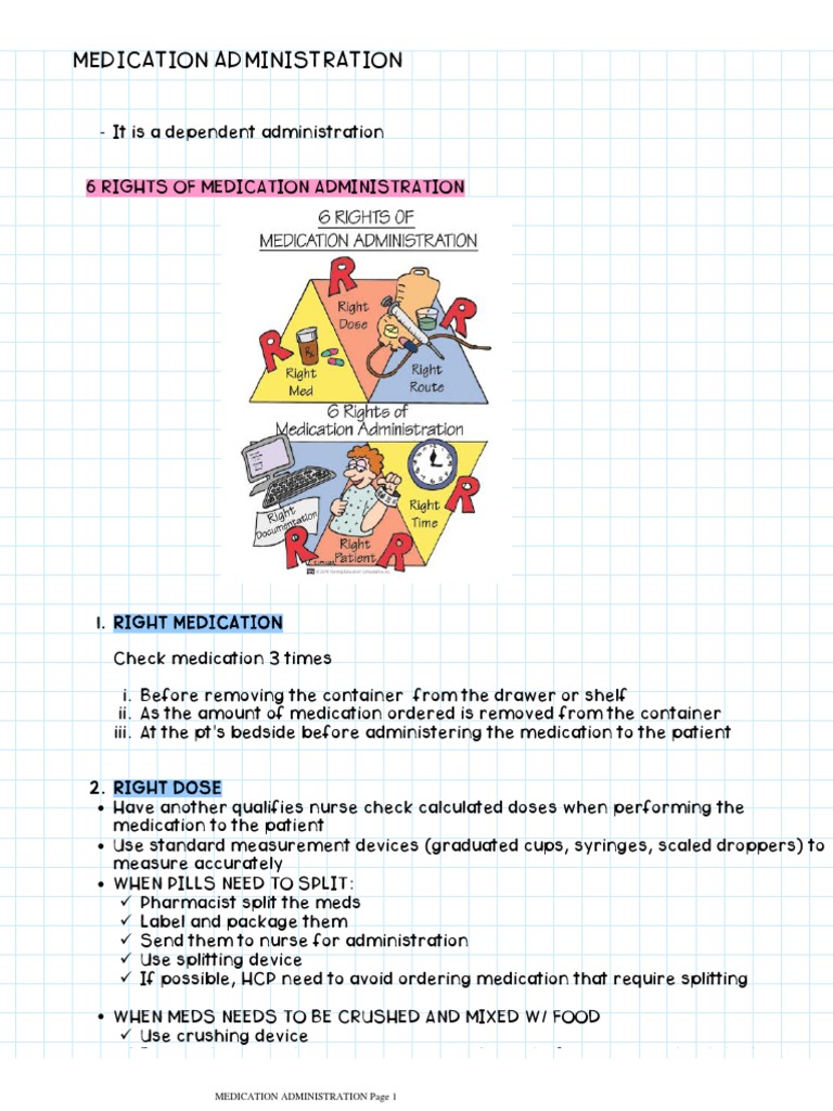 Medication Administration | PDF | Tablet (Pharmacy) | Pharmacokinetics