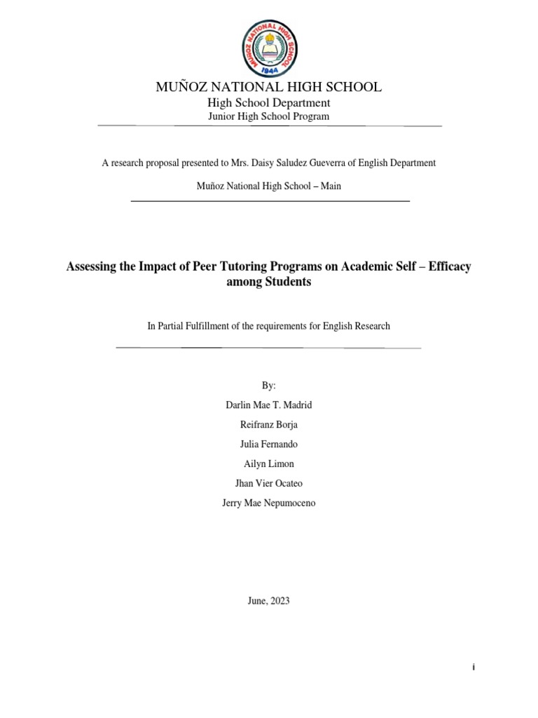 Complete Thesis | PDF | Self Efficacy | Mentorship