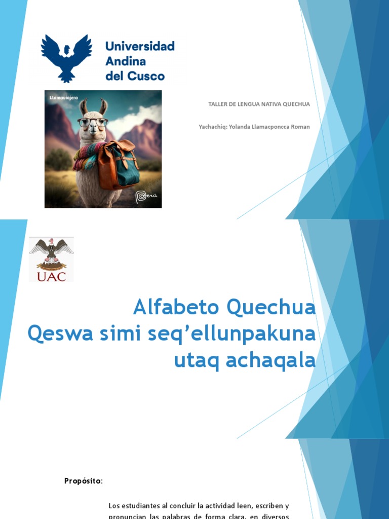 2 Alfabeto Quechua | PDF