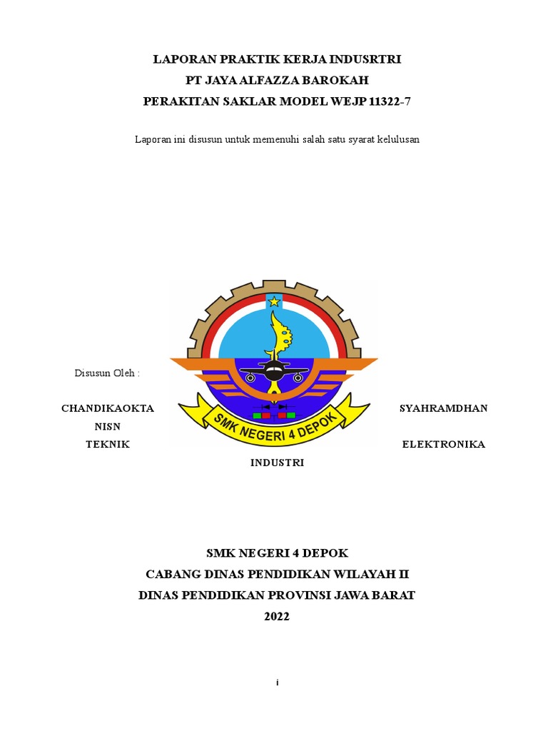 Perakitan Saklar WEJP 11322-7 di Alfazza | PDF
