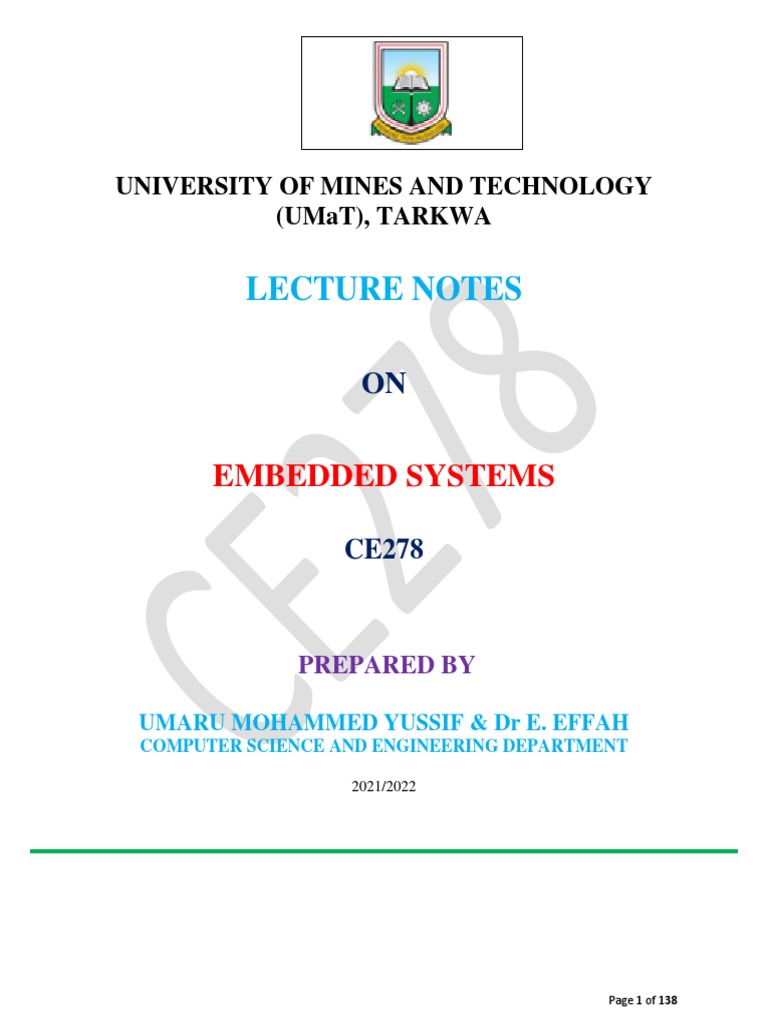 Embedded Systems Design | PDF | Microcontroller | Embedded System Embedded Systems Design | PDF | Microcontroller | Embedded System