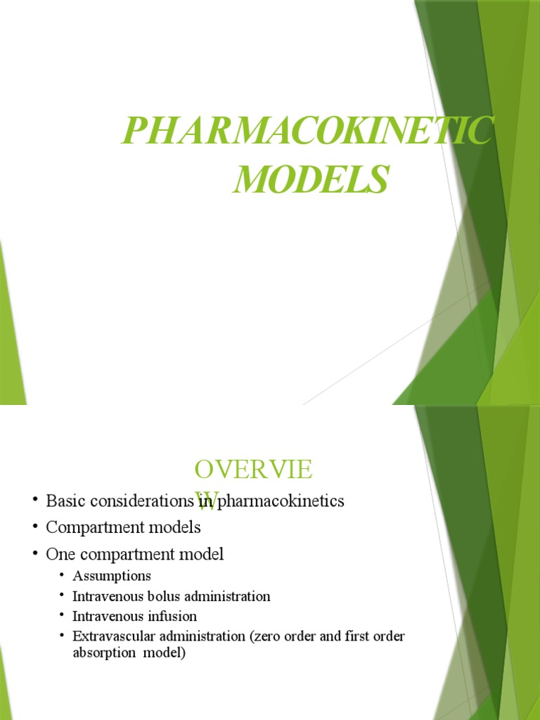 Pharmacokinetic Models Multi | PDF | Pharmacokinetics | Pharmaceutics