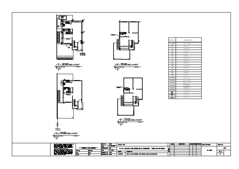 Sewerage Layout Sewerage Layout P1 3 C P1 3 D: F / HB SHO | PDF | Environmental Technology ...