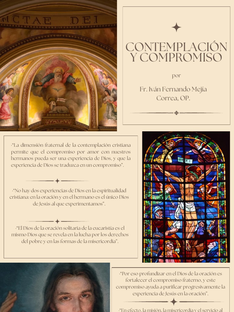 Contemplación y Compromiso | PDF | Amor | Misticismo cristiano