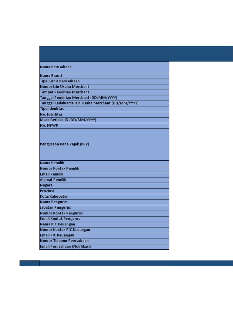 Form MRF Lengkap 11 | PDF