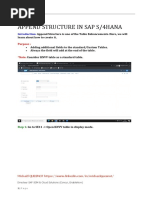 ABAP - S4 Append Structure With Extending Views | PDF