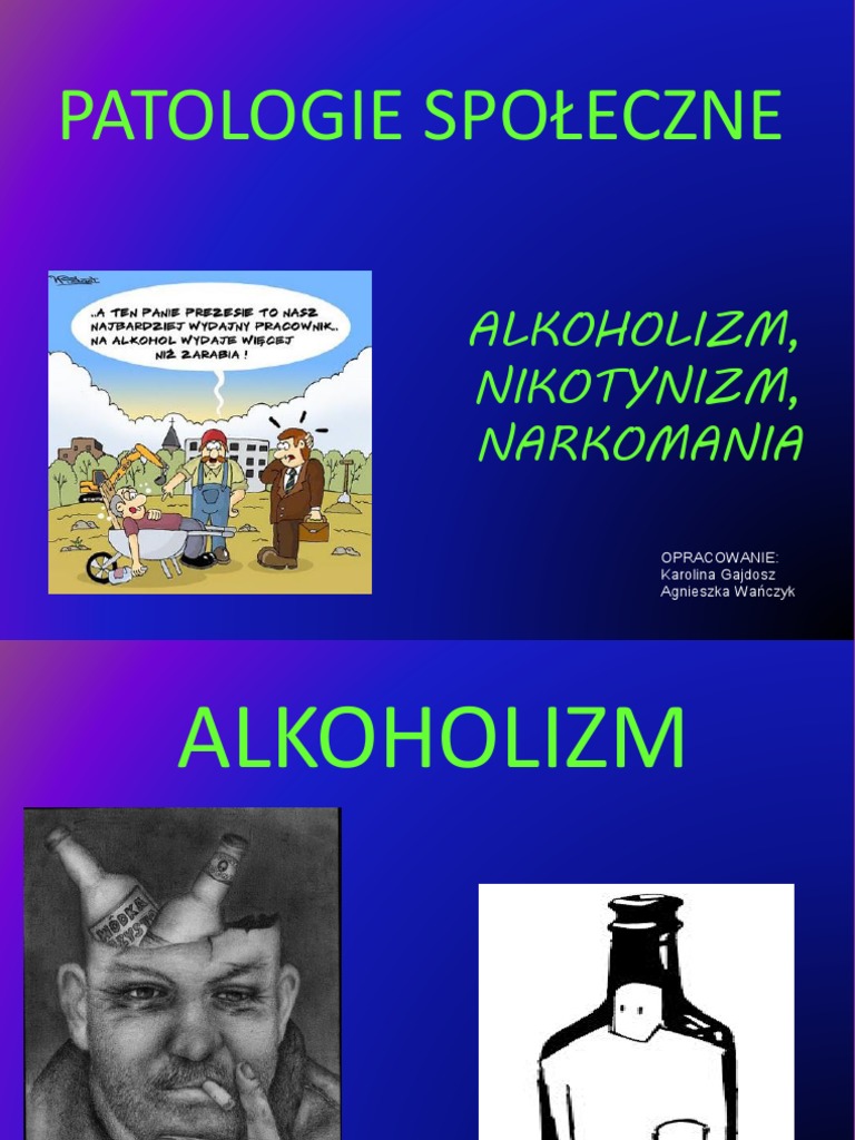 Patologie Społeczne PREZENTACJA | PDF