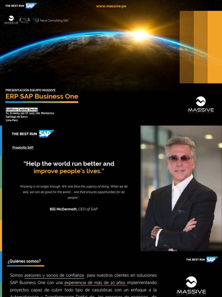 Brochure Ejemplo SAP B1 | PDF | Business | Economias