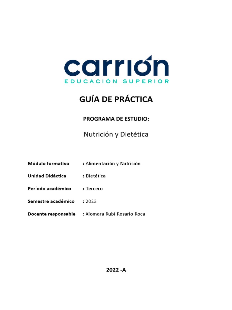 Practica n1 | PDF | Alimentos | Dieta