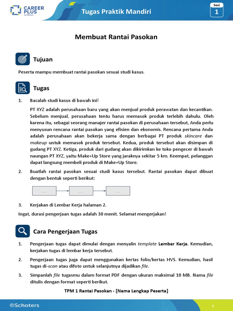 TPM 1 Rantai Pasokan (Imam Subhi) | PDF