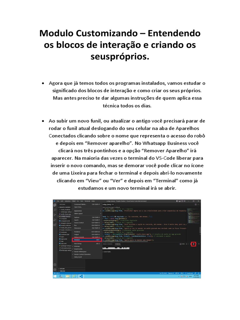 Modulo Customizando - Entendendo Os Blocos de Interação e Criando Os ...