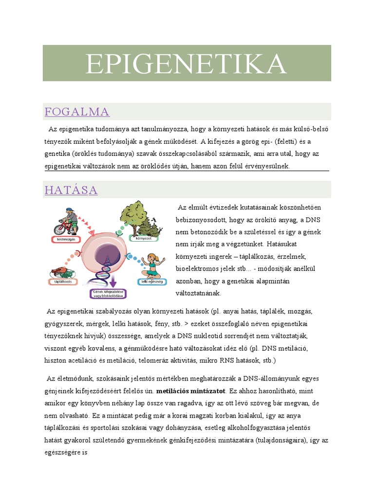 Epi Gene Tika | PDF