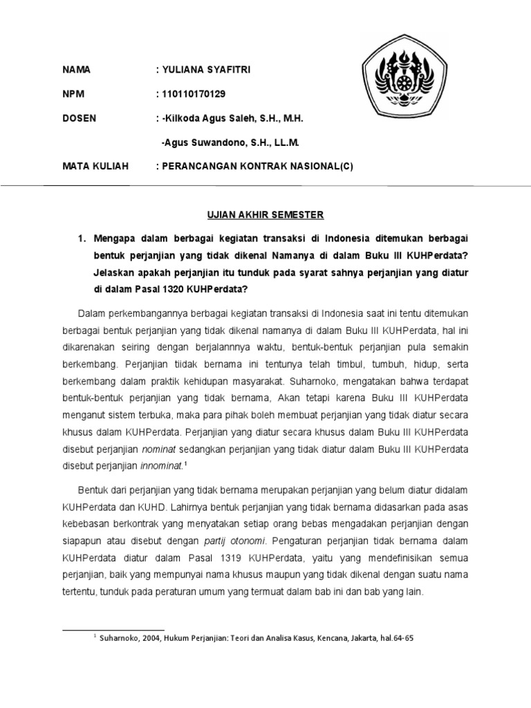 Contoh Uas | PDF