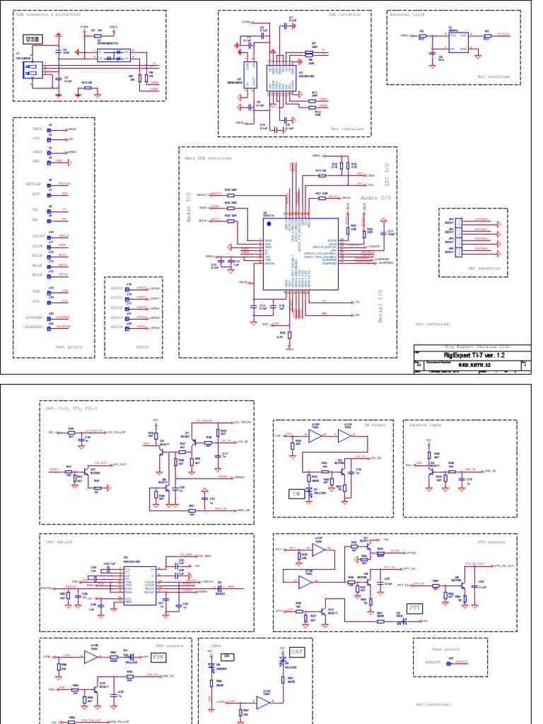 RigExpert TI-7 Schematic Diagram | PDF | Computer Engineering ...