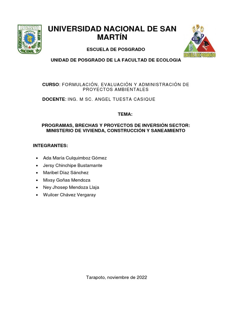 TEMA DE EXPOSICIÓN - PROGRAMAS, BRECHA Y PROYECTOS - Oki | PDF ...