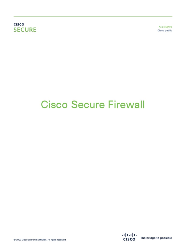 At A Glance c45 736624 | PDF | Cloud Computing | Firewall (Computing)
