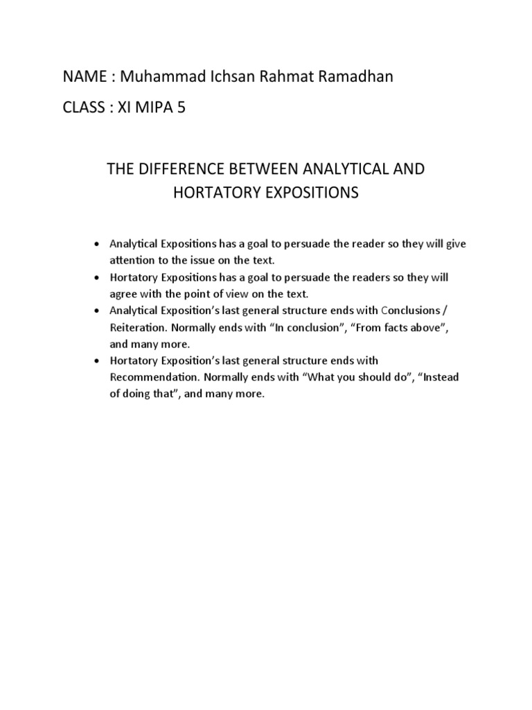 Analytical and Hortatory Exposition | PDF | Philosophy