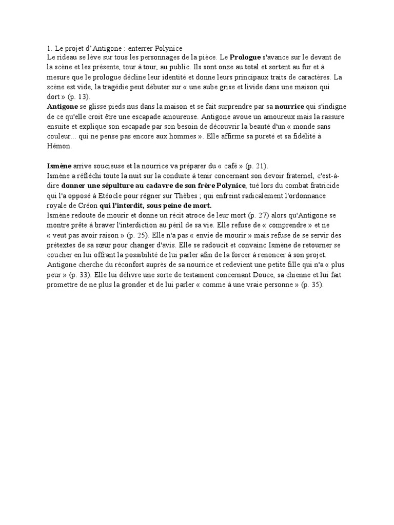 Antigone | PDF