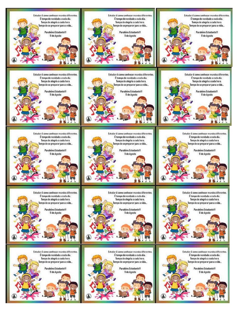Recado de Agenda Estudantes | PDF