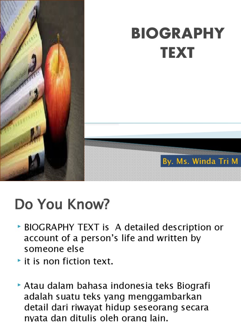 Biography Text | PDF