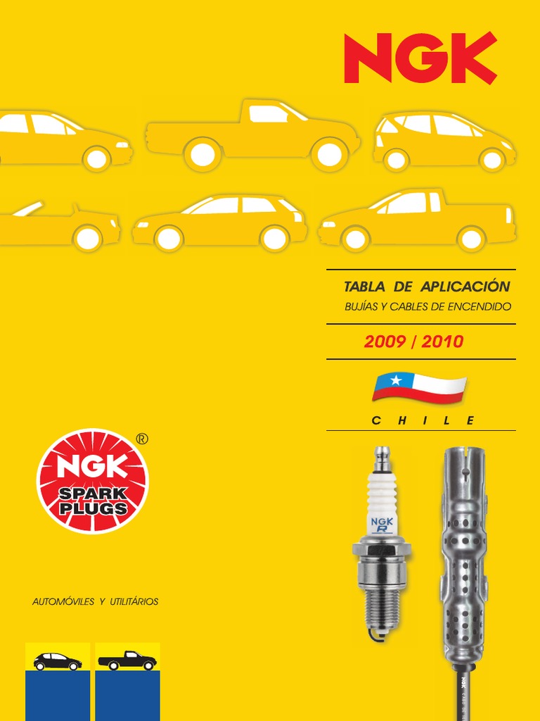 Catalago de Bujias NGK | PDF | Vehículos terrestres | Electricidad