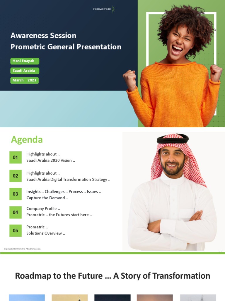 Prometric Awareness Session - General Presentation - Hani Enayah - Saudi Arabia - May 2023 ...