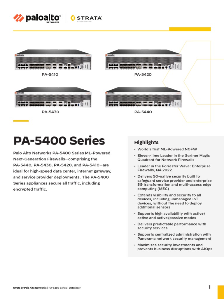 Pa 5400 Series | PDF | Transport Layer Security | Security