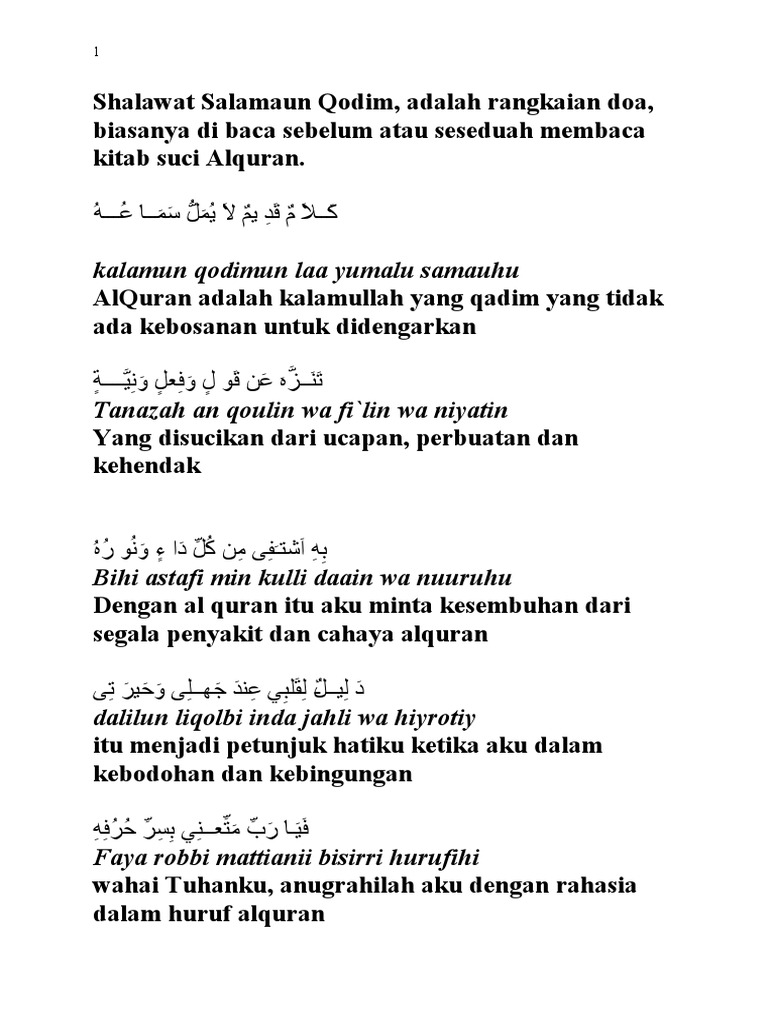 KALAMUN | PDF | Agama & Spiritualitas