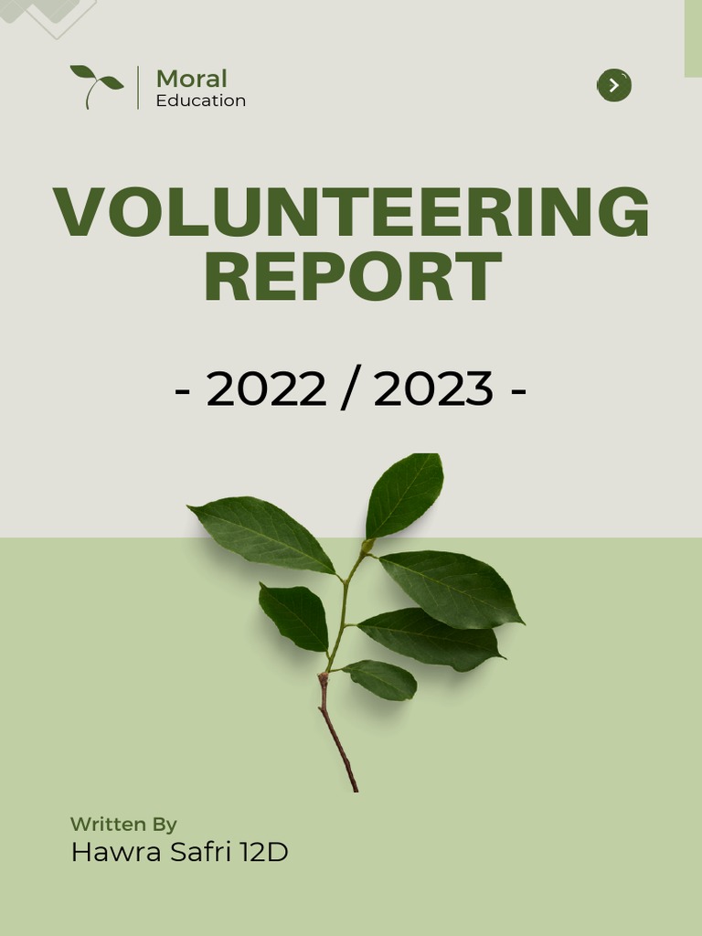 Green Natural Project Report | Download Free PDF | Volunteering | Pride