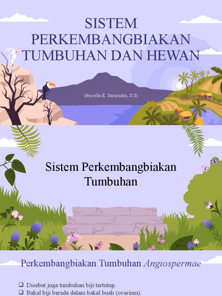 Sistem Perkembangbiakan Tumbuhan Dan Hewan | PDF