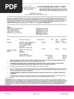Customer Receipt | PDF | Verizon Wireless | Receipt