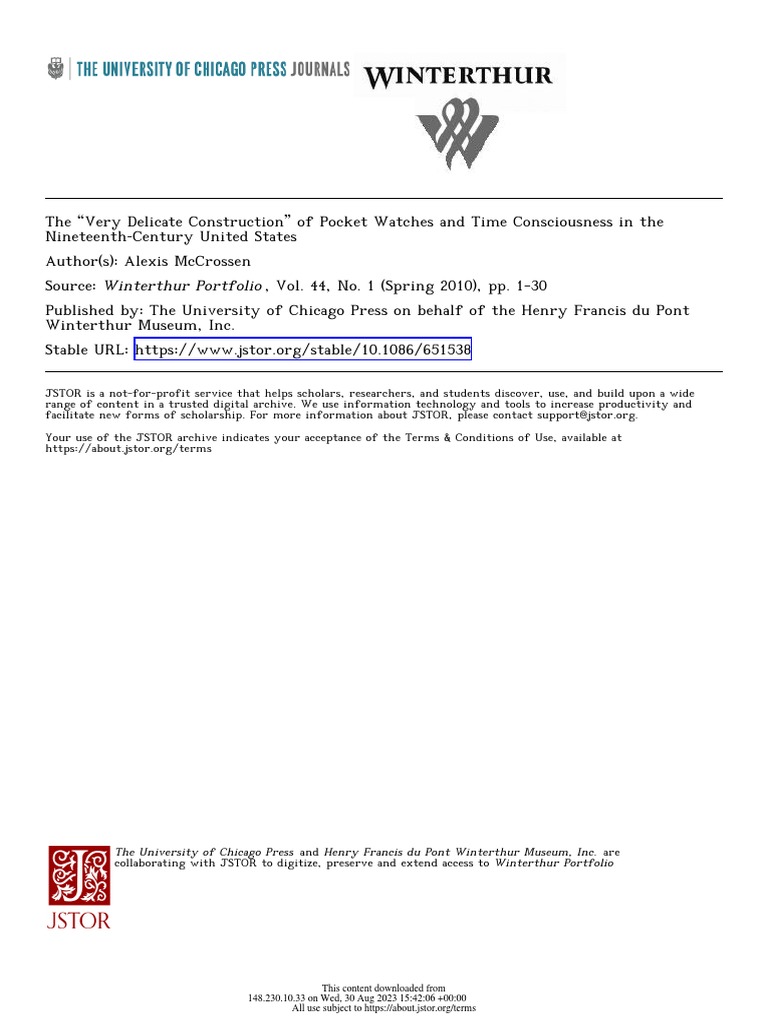 McCrossen VeryDelicateConstruction 2010 | PDF | Social Science