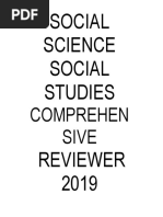 NEW LET TOS For Soc. Sci. Major | PDF | Educational Assessment | Learning