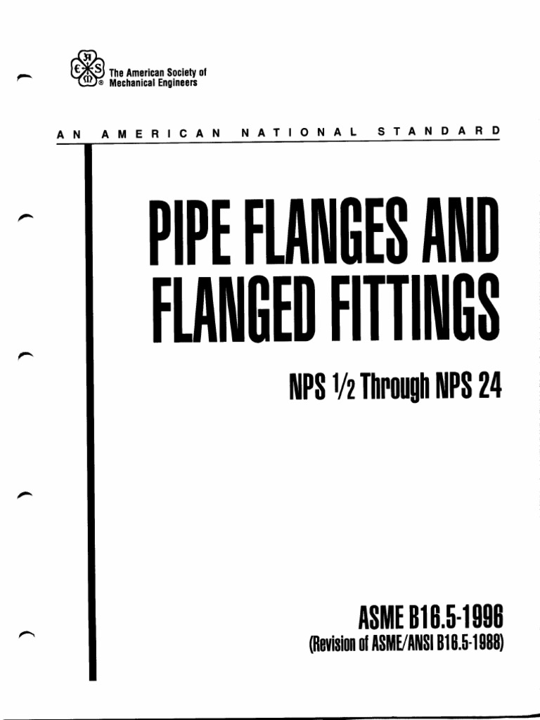 Asme b16.5 1996 (Old Version) | PDF