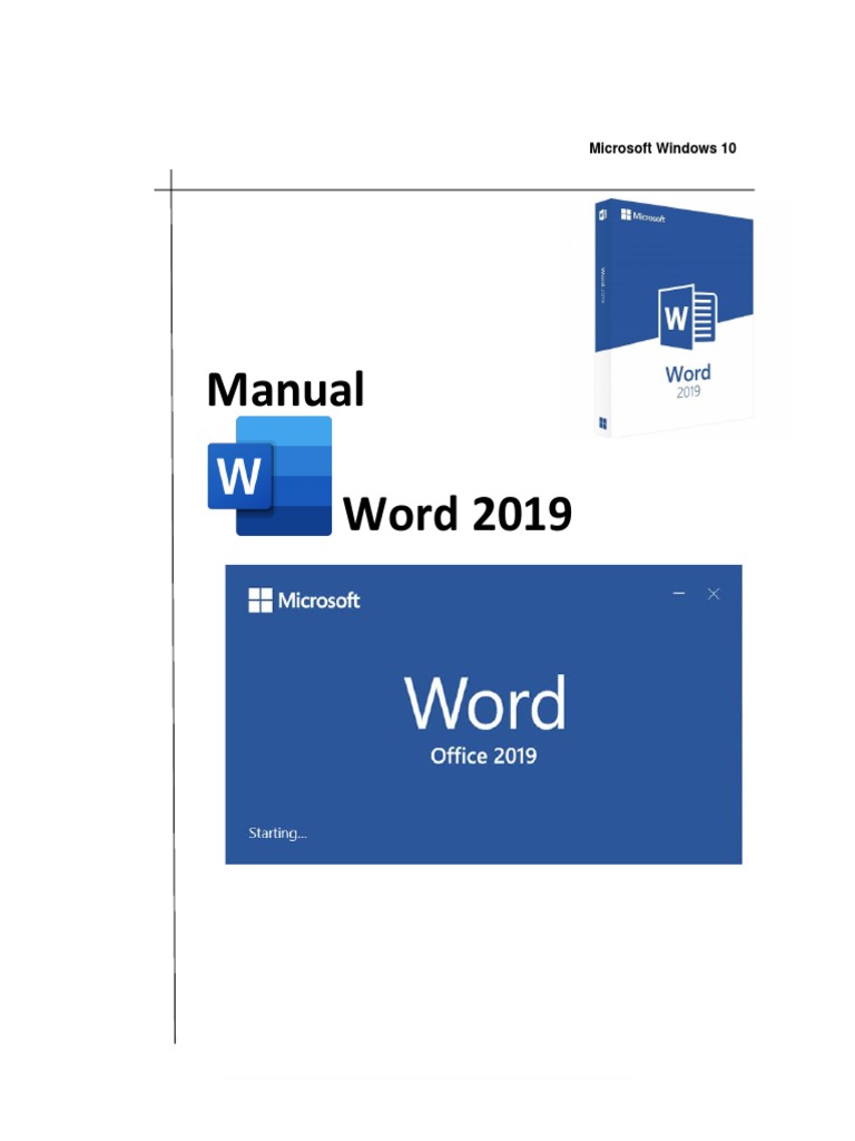 Manual Word | PDF | Microsoft Word | Archivo de computadora