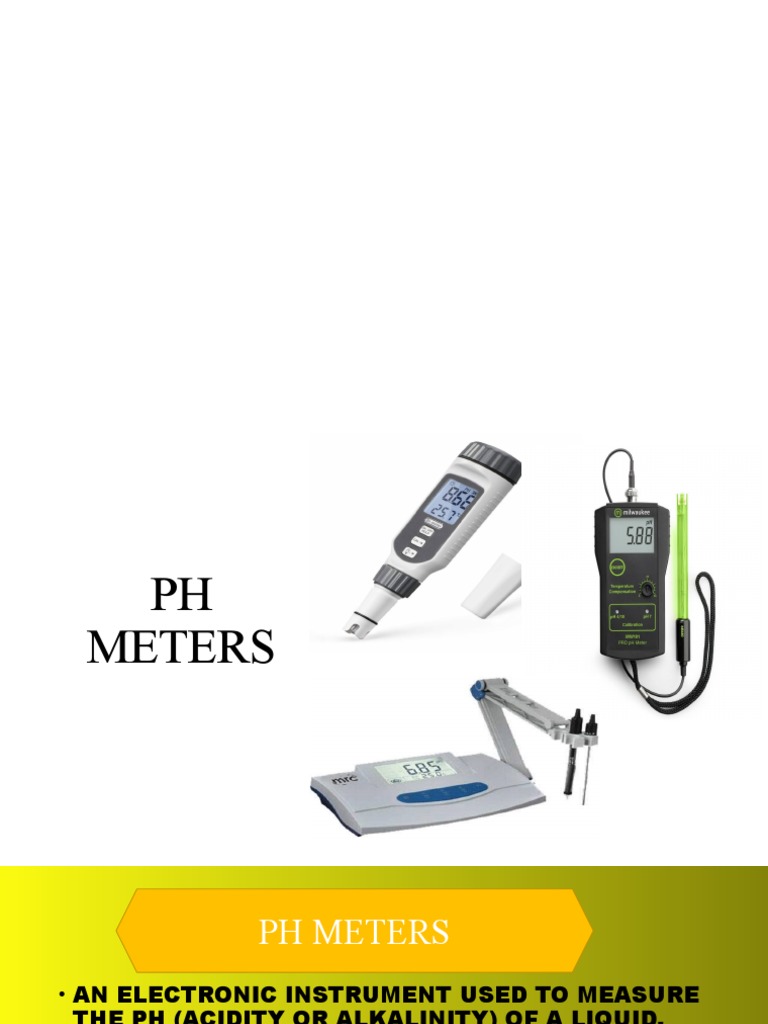 PH Meters Presentation | PDF