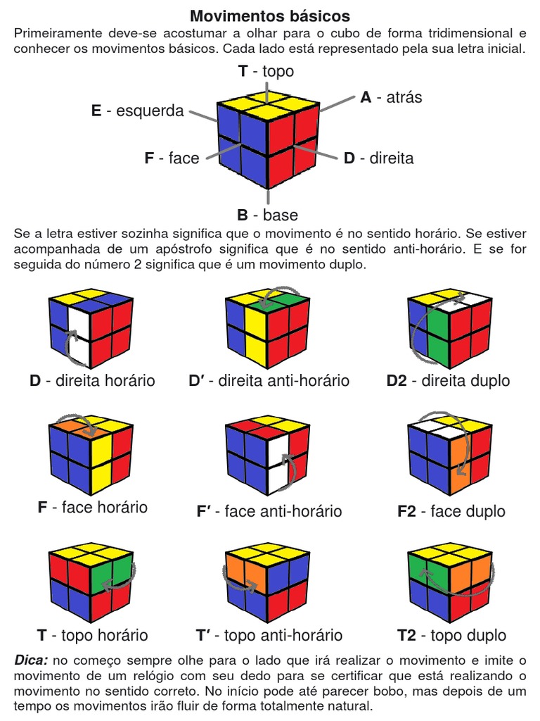 Cubo 2x2x2 | PDF | Cor